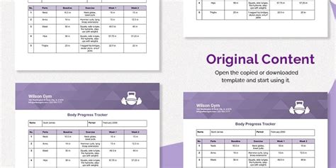 Body Progress Tracker Template In Word Google Docs Download Template Net