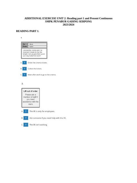 Additional Exercise Unit 2 Pdf