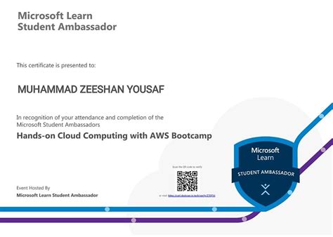 Muhammad Zeeshan Yousaf On Linkedin Share Microsoft Cloudcomputing Aws