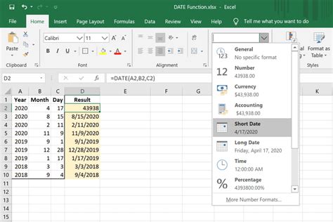 How To Use The Excel DATE Function