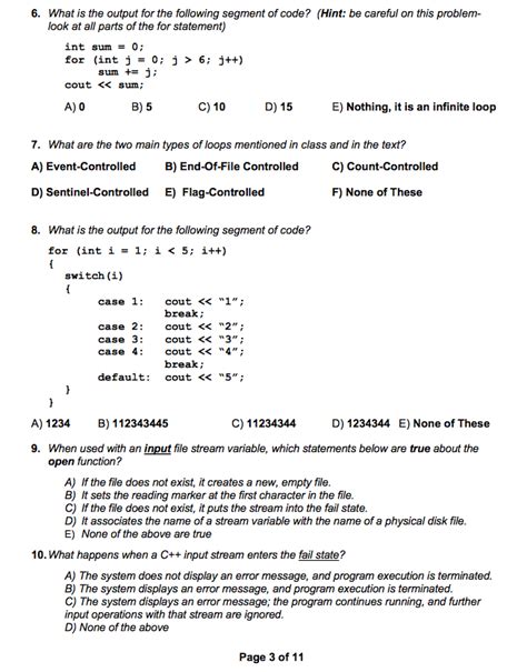 Solved 2 How Many Times Does The Body Of The Following