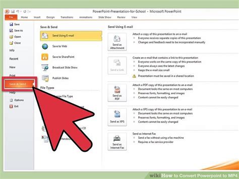How To Convert Powerpoint File Ppt Pptx To Mp4 Video