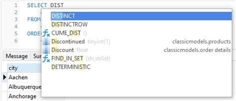 Selecting Distinct Values From A Relational Database
