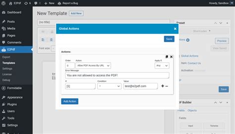 global actions documentation e2pdf export pdf tool for wordpress
