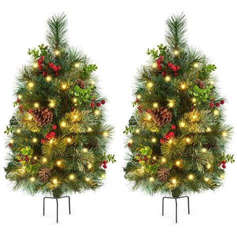 Pre Lit Small Christmas Trees