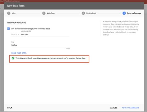 Webhook Integration For Search Lead Forms In Google Ads