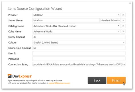 olap cube wpf controls devexpress documentation