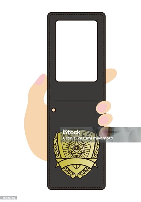 일본 경찰 Id와 같은 디자인 포토 프레임 서식 파일 벡터 일러스트 Criminal Investigation에 대한 스톡 벡터 아트 및 기타 이미지 Criminal
