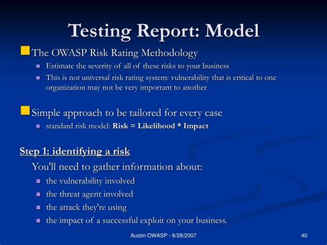 PPT The OWASP Testing Framework PowerPoint Presentation Free Download ID 403641