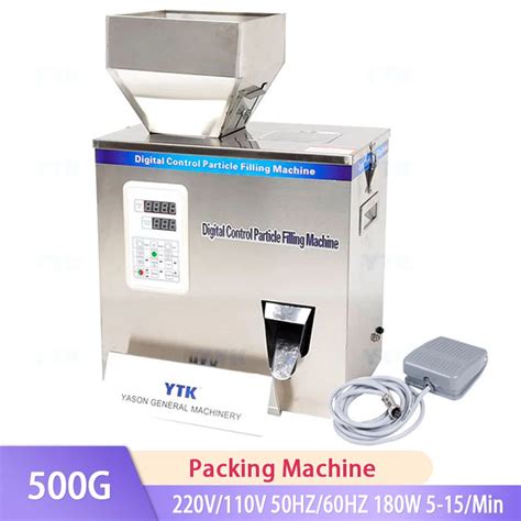 500g 과립 분말 충전 기계 220v 110v 자동 계량 기계 차 콩 씨앗 입자 메들라 포장 기계 Aliexpress