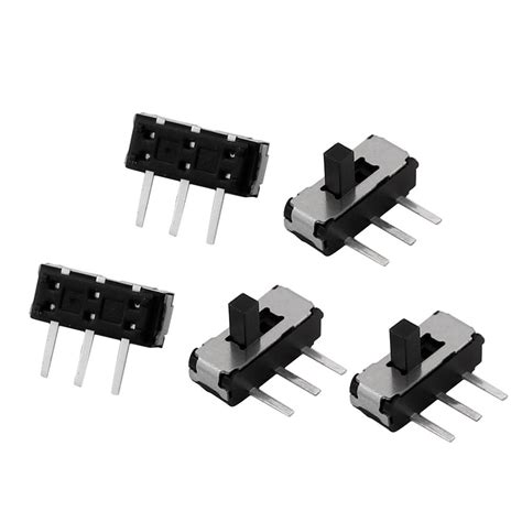 5pcs 2 Position 3p Spdt Smt Smd Self Locking Power Slide Switch 9mmx3mmx3mm