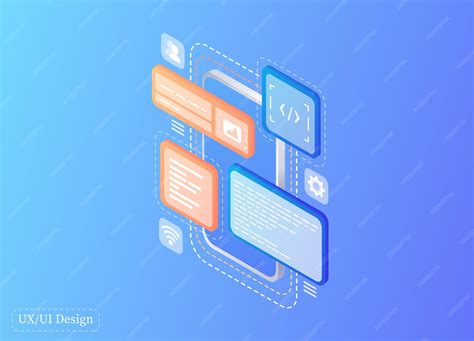 Premium Vector Creates A Custom Design For A Mobile Application Ui Ux