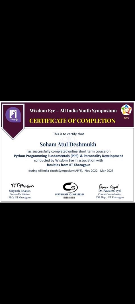 Soham Deshmukh On Linkedin I Am Extremely Happy To Share With You My