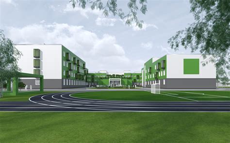 Фасад школы дизайн 82 фото строительство и интерьер Niceart