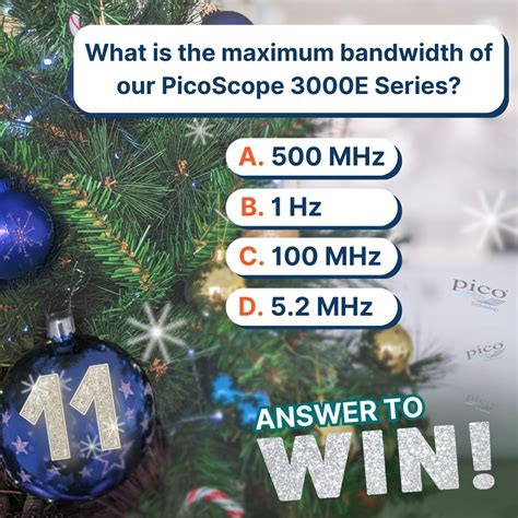 Pico Technology On Linkedin Picochristmasquiz2024 Picotechnology Picoscope Oscilloscope
