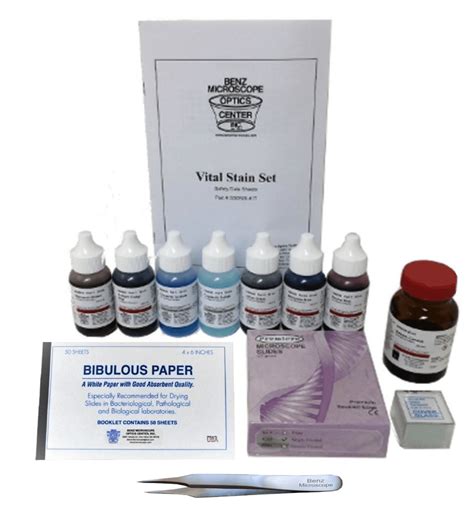 Complete Slide Making Kit With Slides Stains Balsam And More