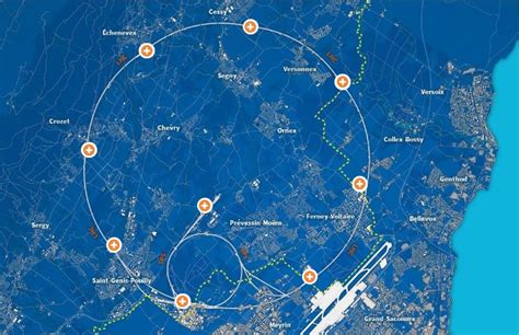 Prévessin Site Cern And Its Neighbours