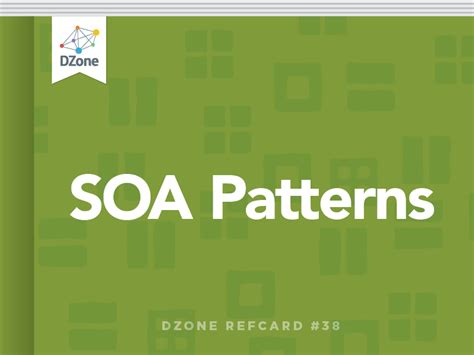 SOA Patterns DZone Refcards