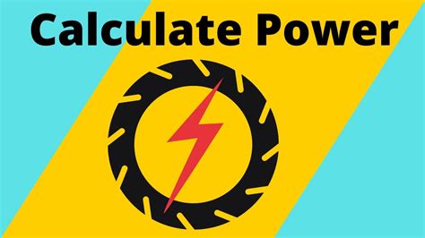 How To Calculate Power In Physical Science Youtube