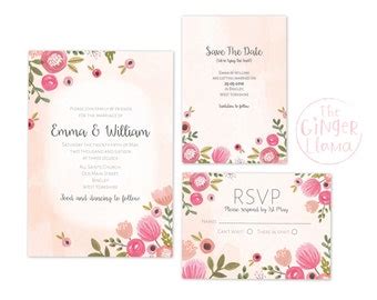 Rsvp Template Etsy