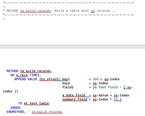 Coding For SAP New Vs Old ABAP Table Summarizing Rizing