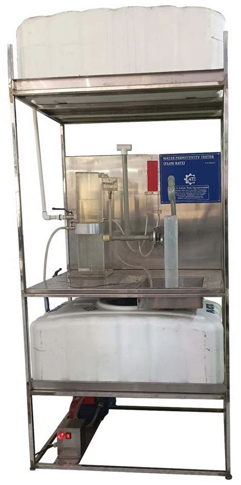 Stainless Steel Permittivity Tester For Geotextile Automation Grade