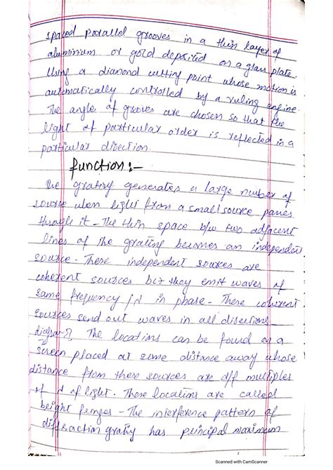 Solution Diffraction Grating And Its Function Derivation Of Diffraction Grating Equation In