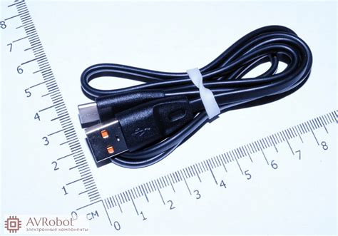 Кабель USB Type C - USB 1м, максимальный ток 2.4А, защита от изломов ...