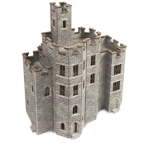 Metcalfe Models Card Model Kit For Model Railways N Gauge Pn194 Castle
