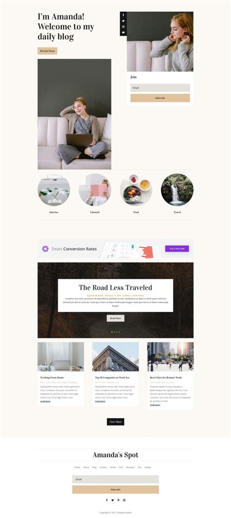 Get A Free Blogger Layout Pack For Divi