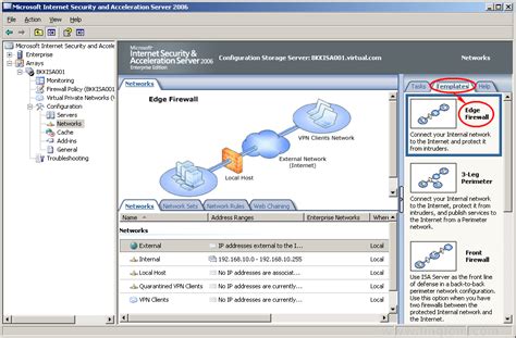 Getting Started With Microsoft Isa Server 2006 Part 6 Network Layout