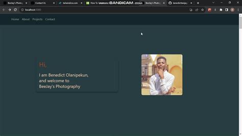 benedict olanipekun on linkedin tailwindcss reactjs