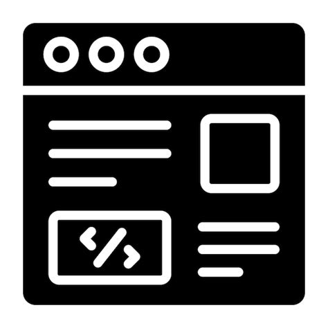 Premium Vector Unique Design Icon Of Web Coding