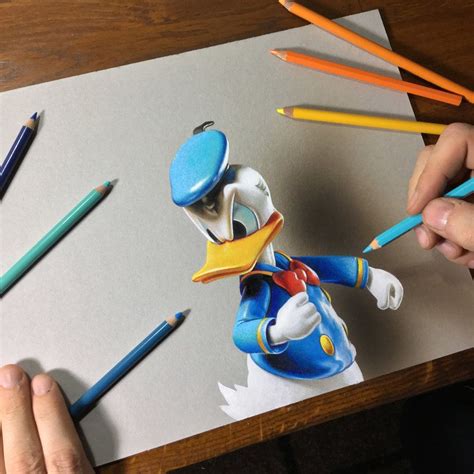 Donald Duck Pencil Drawing A Step By Step Guide For Aspiring Artists