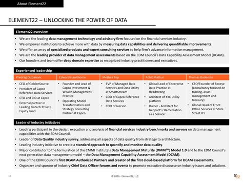 Introduction To Dcam The Data Management Capability Assessment Model