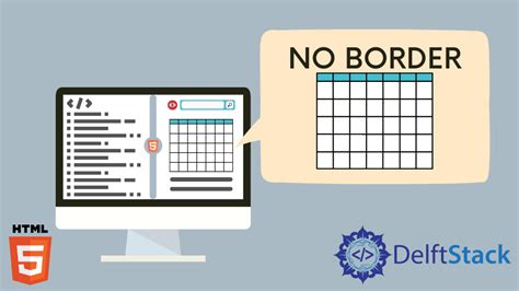 Remove Border For Table Css