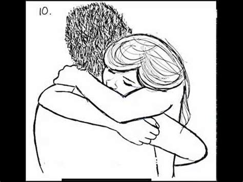 How To Draw Two People Hugging Drawing Hugs Step By Step Drawing