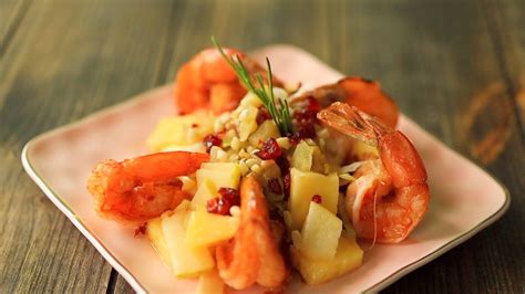 🍤🥭고소한 새우와 상큼한 망고의 조합 쉬림프 망고 샐러드 Youtube