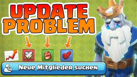 Update Problem 👻 Clash Of Clans 👻 Coc Youtube