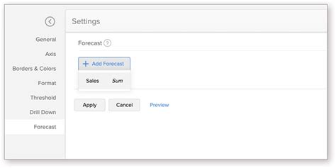 Forecasting L Zoho Analytics Help