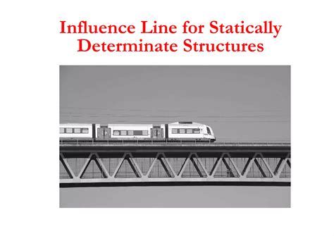 Chapter 6 Influence Lines For Statically Determinate Structures Pdf