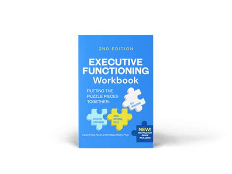 Executive Functioning Workbook 2nd Edition Downloadable Version Kandm