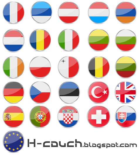 تحميل أعلام دول اوروبا مجانا Vector اشكوش ديجيتال Hcouch Digital