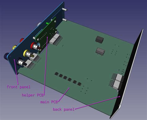 Multiboard Layout With Kicad And Freecad Hyperglitch