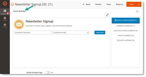 How To Create Newsletter Signup Form In Blue Form Builder Part 1 Magezon