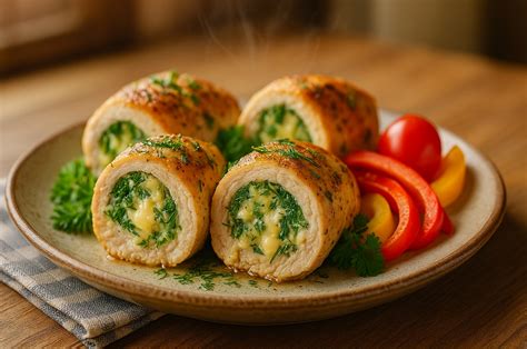 ქათმის რულეტი არომატული გულსართით