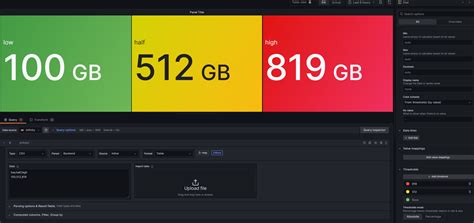 Threshold Colors In Stat Panel About Diskpace Usage Not Working Stat Panel Grafana Labs