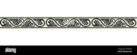 Horizontal Border Mosaic Tiles Vector Pattern Stock Vector Image And Art