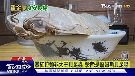 暴紅拉麵非大王具足蟲 學者是詹姆斯具足蟲｜tvbs新聞 Tvbsnews01 Youtube