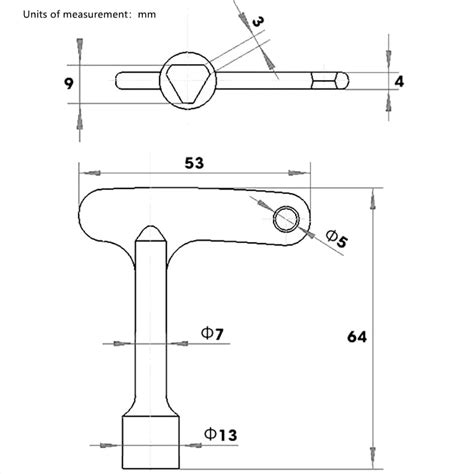 Elevator Universal Triangle Key丨echo Elevador Partes Online Store